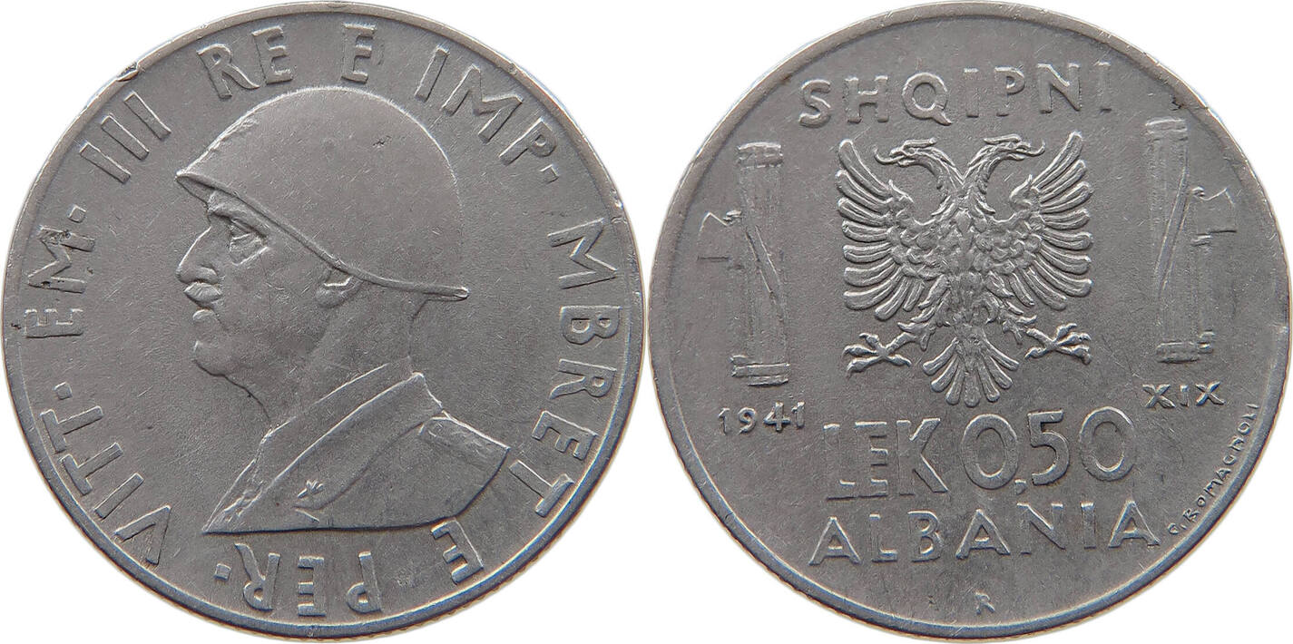 ALBANIA 0,5 LEK 1941 SS | MA-Shops