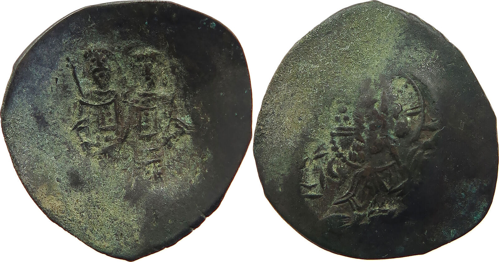 BYZANTINE EMPIRE ALEXIUS III. ANGELUS 1195-1203 TRACHY RATTO 2206 RR SS ...