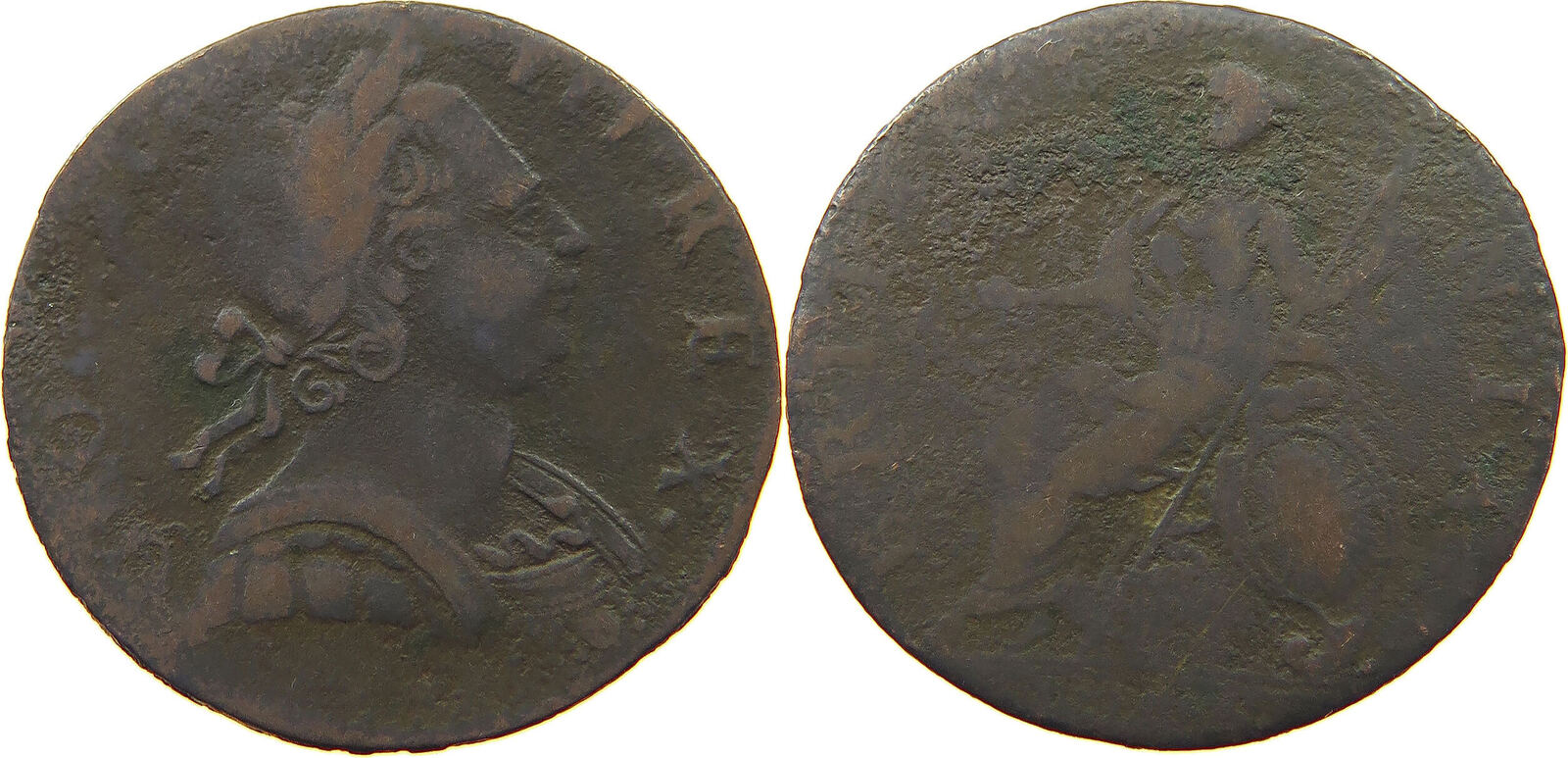 GREAT BRITAIN HALFPENNY GEORGE III. 1760-1820 EVASION S/G | MA-Shops