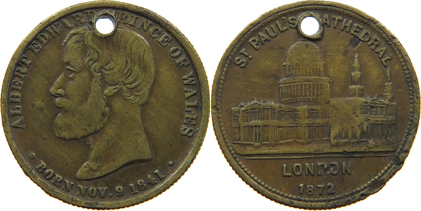 GREAT BRITAIN TOKEN 1841 ALBERT EDWARD LONDON S | MA-Shops