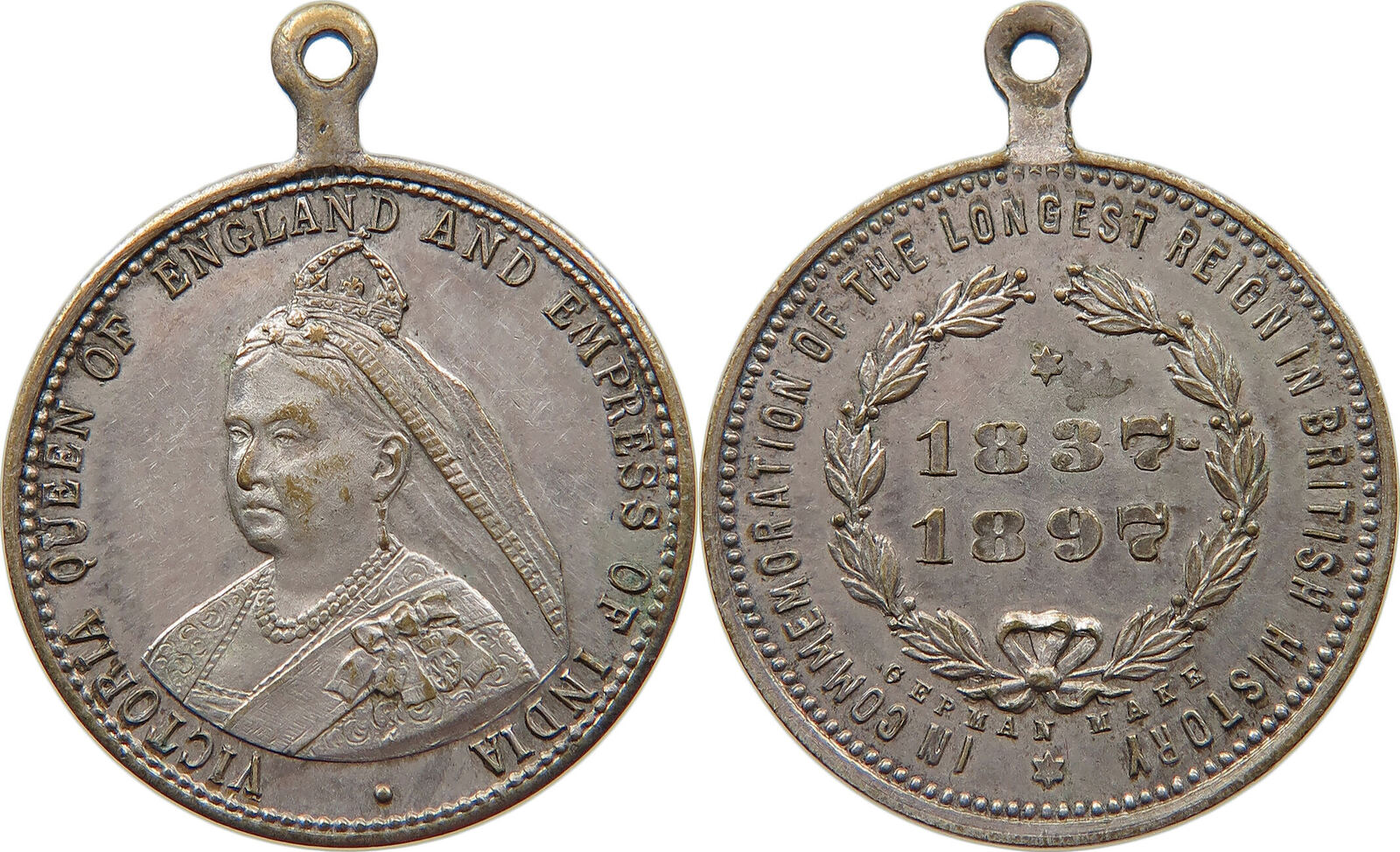 GREAT BRITAIN TOKEN 1897 Victoria 1837-1901 SS | MA-Shops