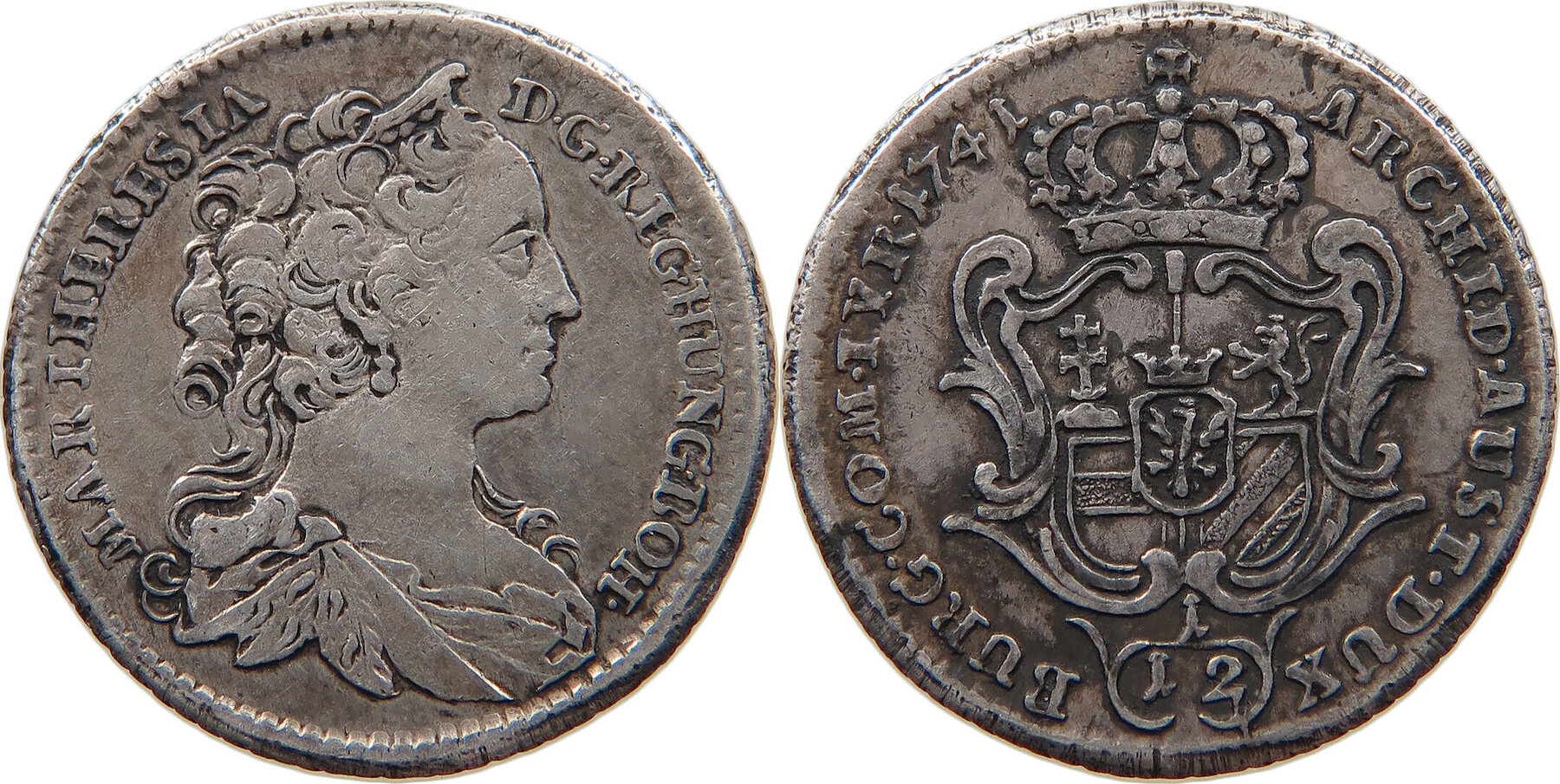 HAUS HABSBURG 1/12 TALER 1741 Maria Theresia (1740-1780) SS | MA-Shops