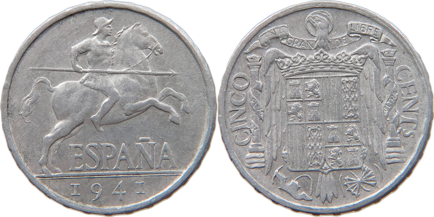 SPAIN 10 CENTIMOS 1941 SS | MA-Shops