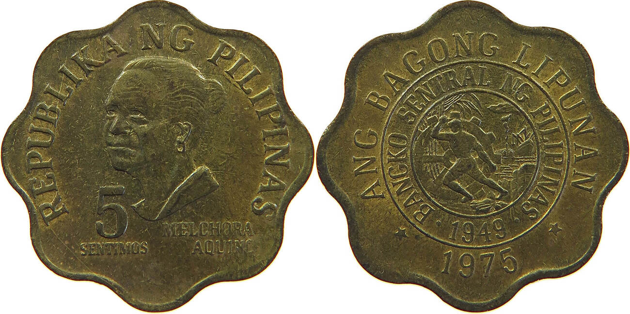 PHILIPPINES 5 SENTIMOS 1975 VZ- | MA-Shops