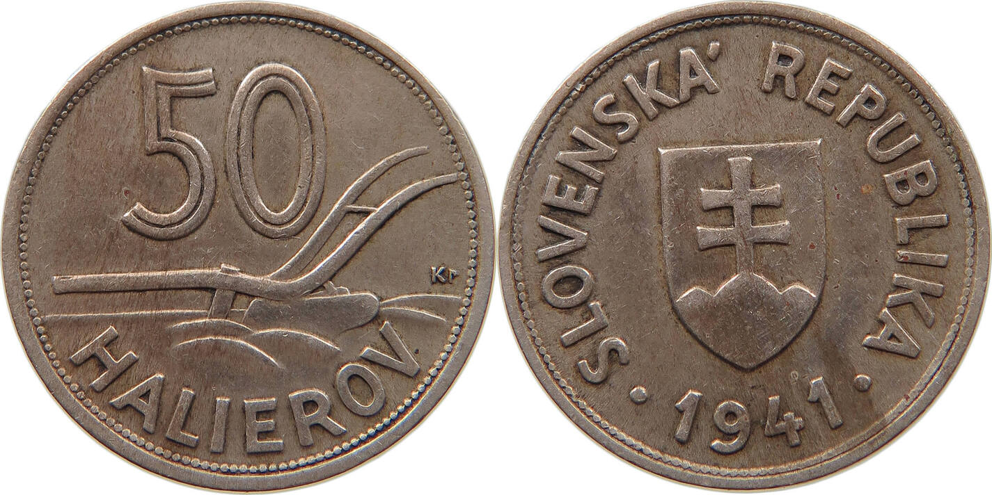 SLOVAKIA 50 HALIEROV 1941 SS | MA-Shops