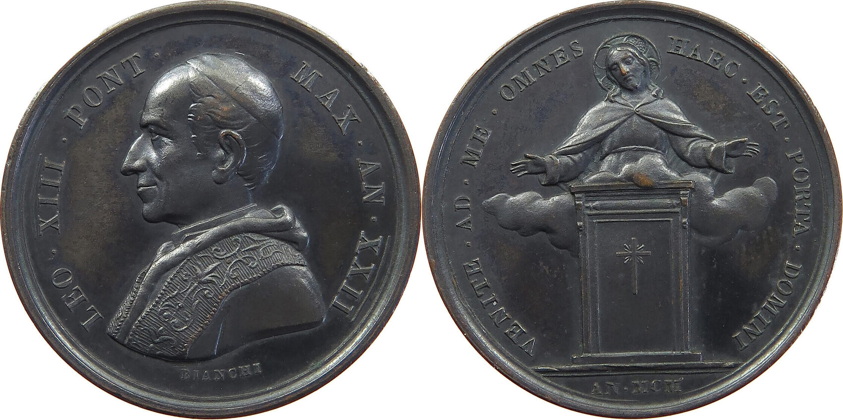 VATICAN MEDAL 1900 Leo XIII. (1878 - 1903) BIANCHI VZ | MA-Shops