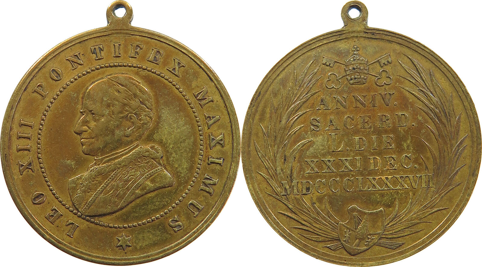 VATICAN MEDAL 1887 Leo XIII. (1878 - 1903) SS+ | MA-Shops