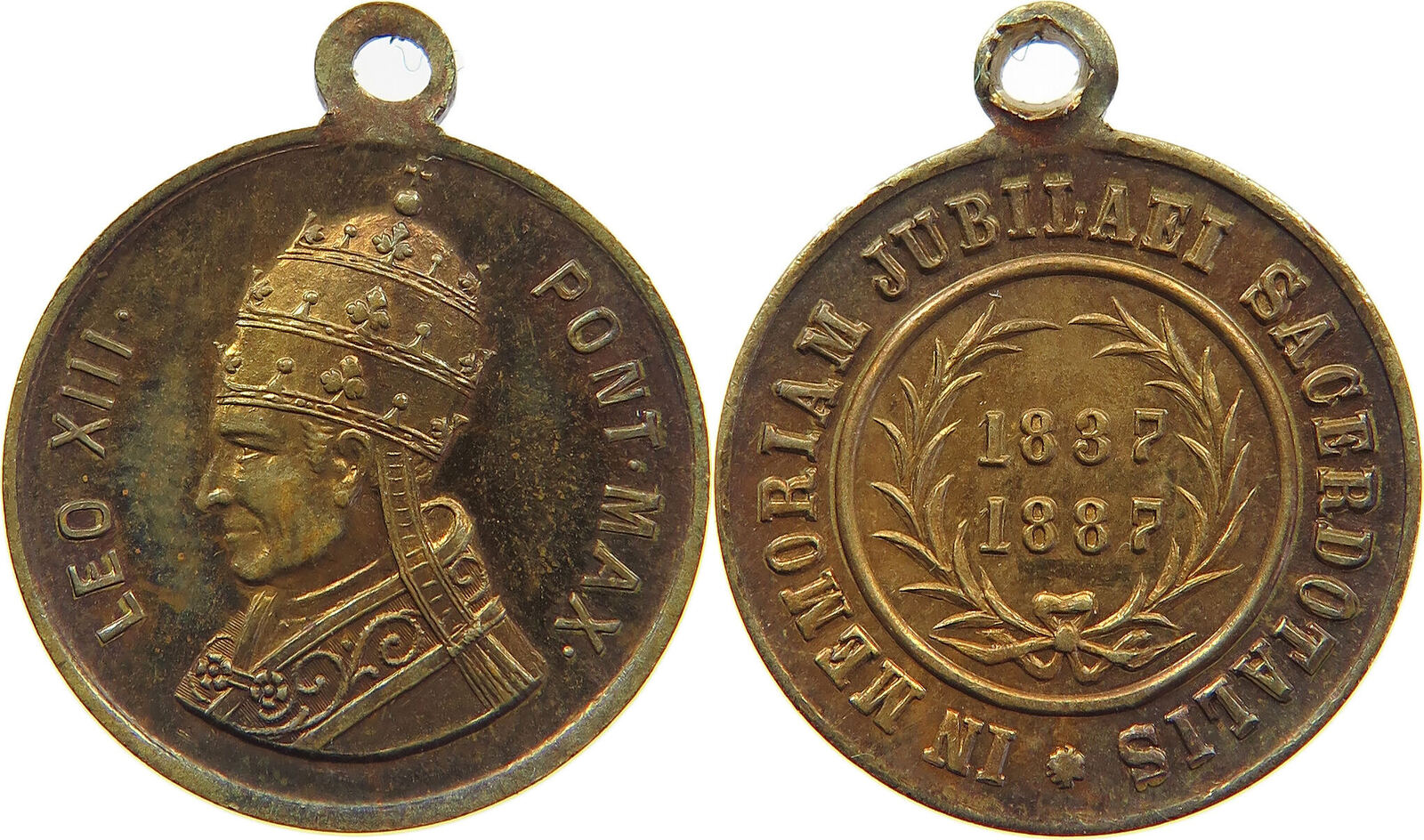 VATICAN MEDAILLE 1887 Leo XIII. (1878 - 1903) VZ | MA-Shops