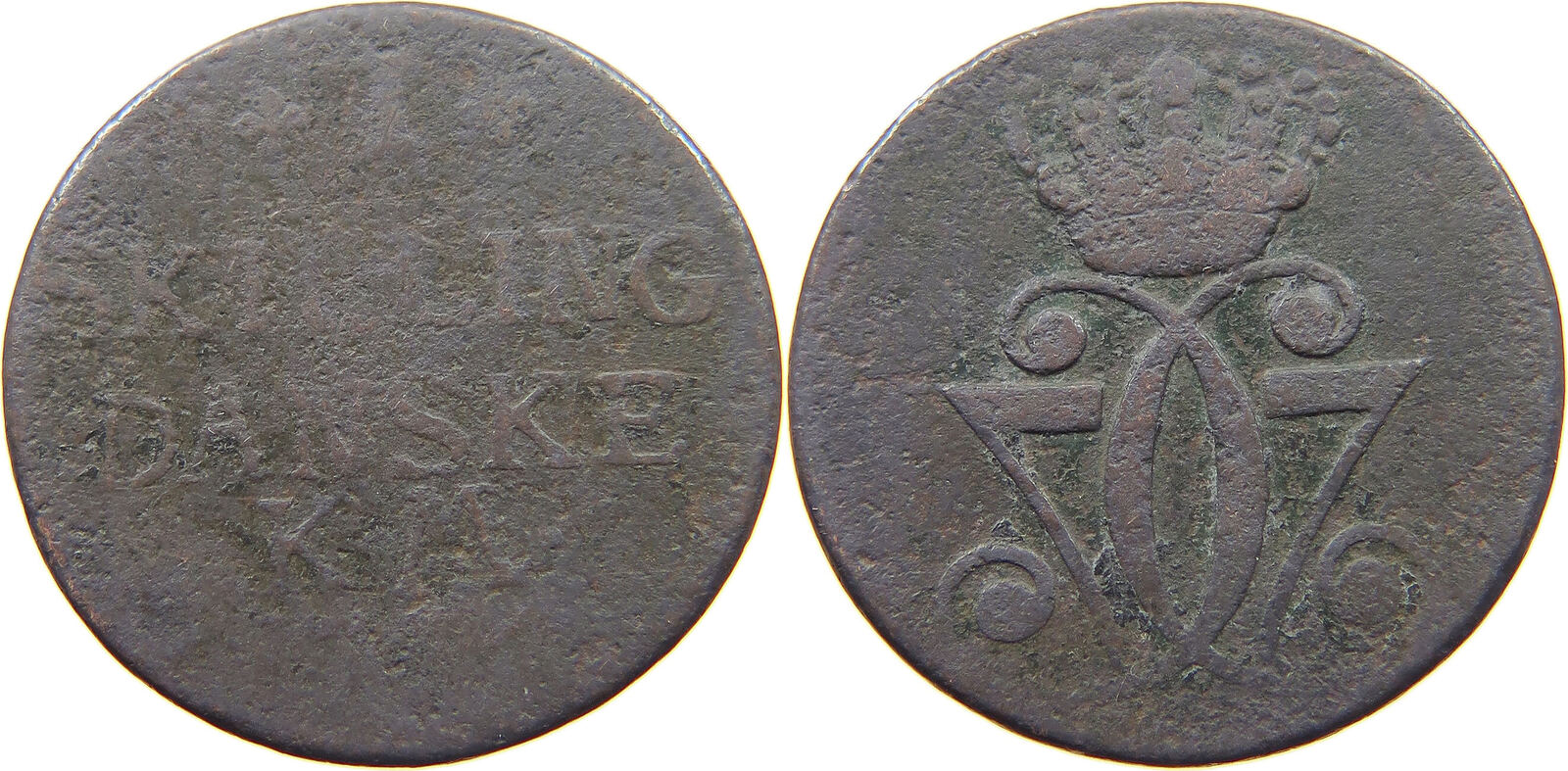 DENMARK SKILLING 1771 Christian VII. (1766-1808) S | MA-Shops