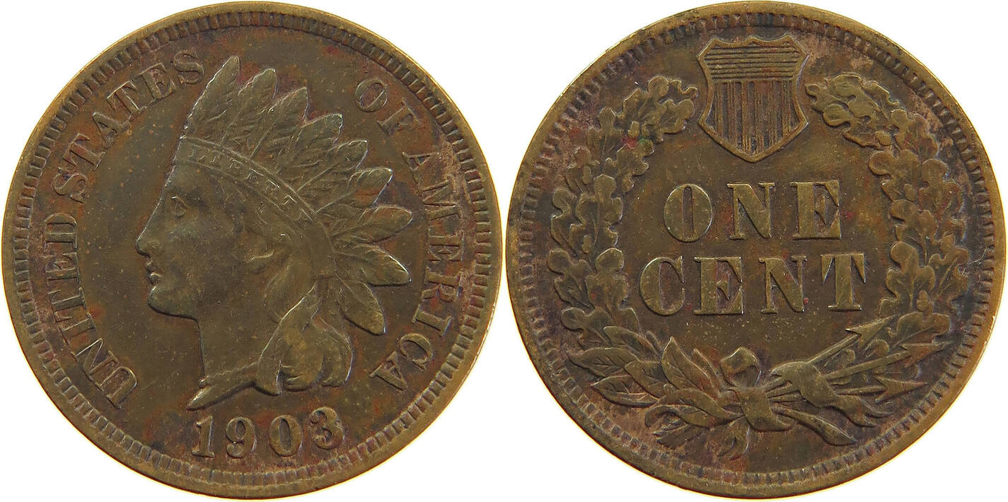 UNITED STATES OF AMERICA CENT 1903 INDIAN HEAD SS | MA-Shops