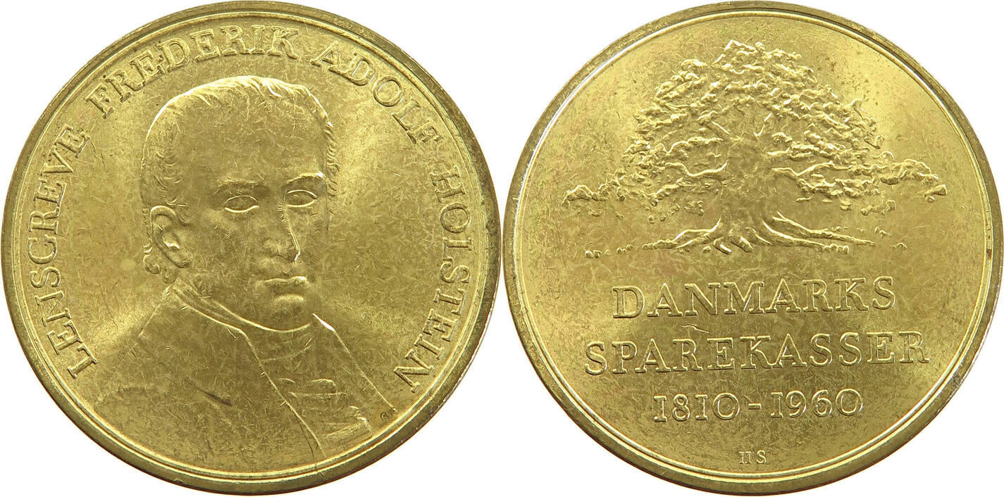 DENMARK MEDAL DANMARKS SPAREKASSER 1810-1960 VZ | MA-Shops
