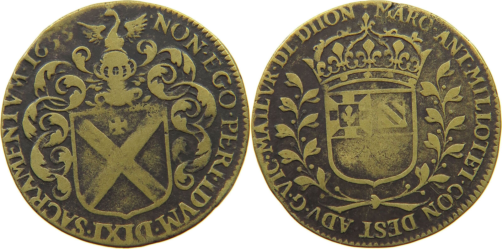 FRANCE JETON 1653 Louis XIV. (1643–1715) DIJON S | MA-Shops