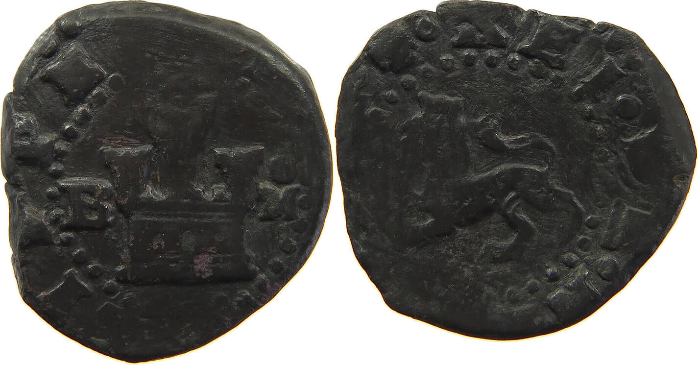 SPAIN 2 MARAVEDIS FELIPE II. 1556-1598 SS | MA-Shops