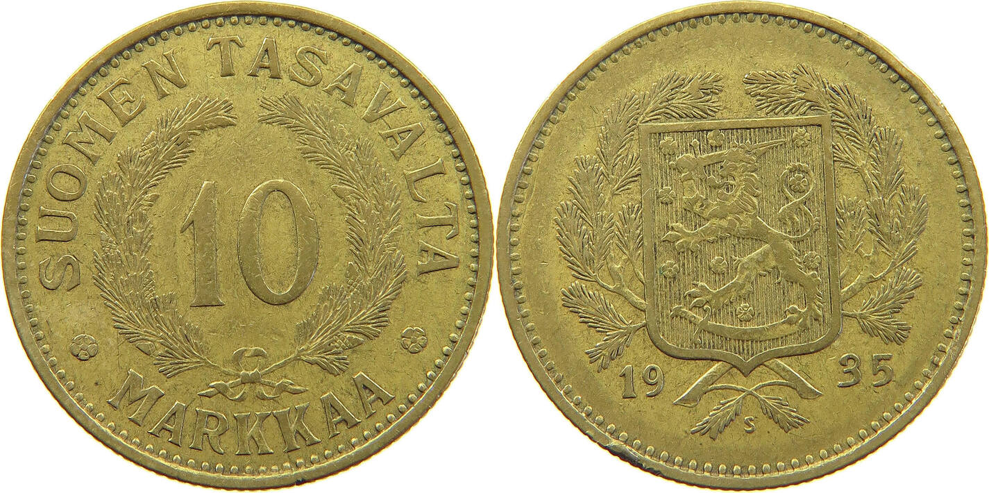 FINLAND 10 MARKKAA 1935 SS | MA-Shops