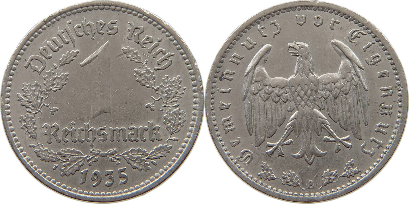 DRITTES REICH MARK 1935 A J.354 SS | MA-Shops