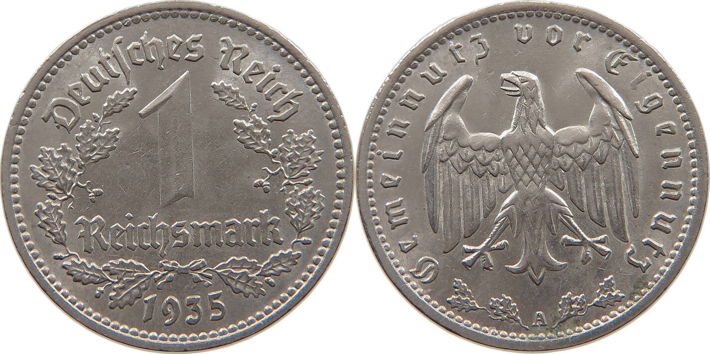 DRITTES REICH MARK 1935 A J.354 SS | MA-Shops