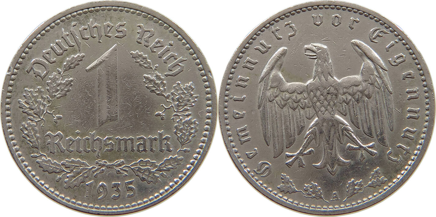 DRITTES REICH MARK 1935 A J.354 SS | MA-Shops