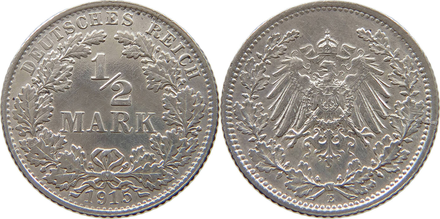 KAISERREICH 1/2 MARK 1915 E SS | MA-Shops