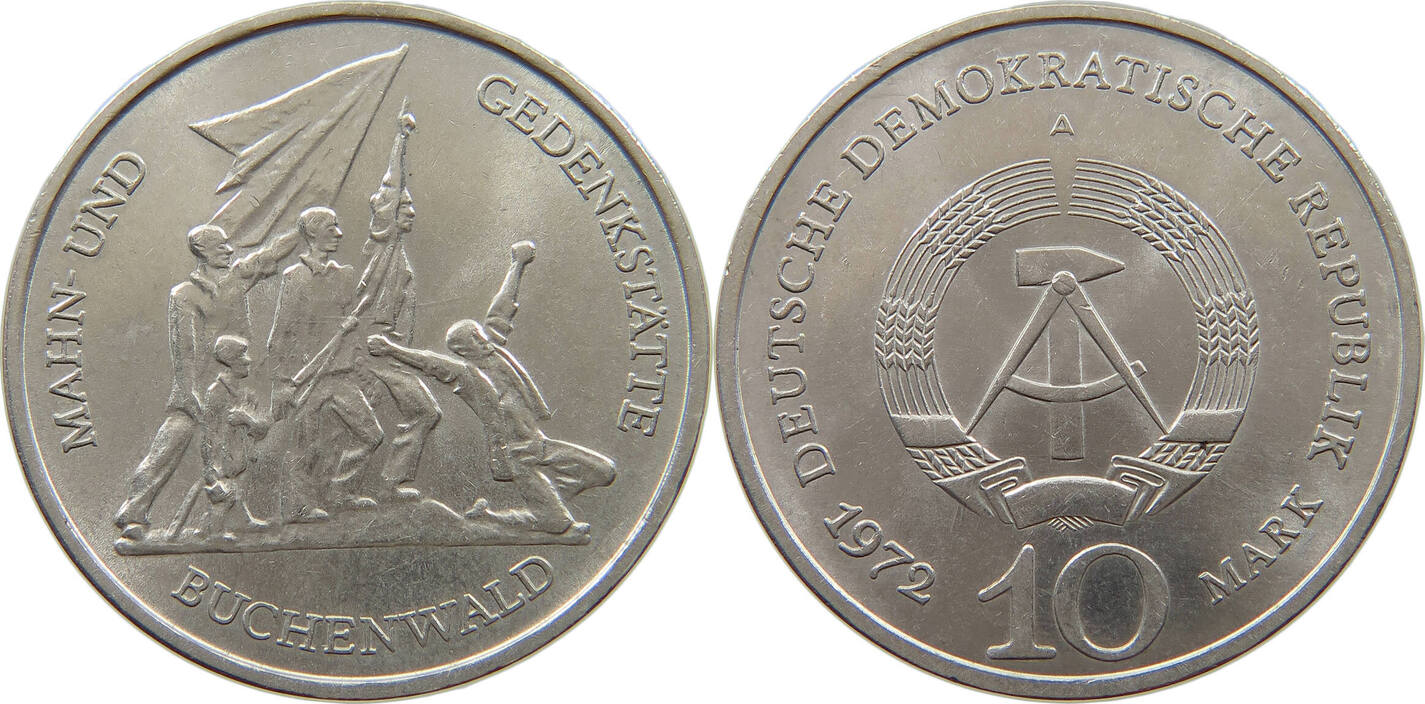 DDR 10 MARK 1972 BUCHENWALD SS | MA-Shops