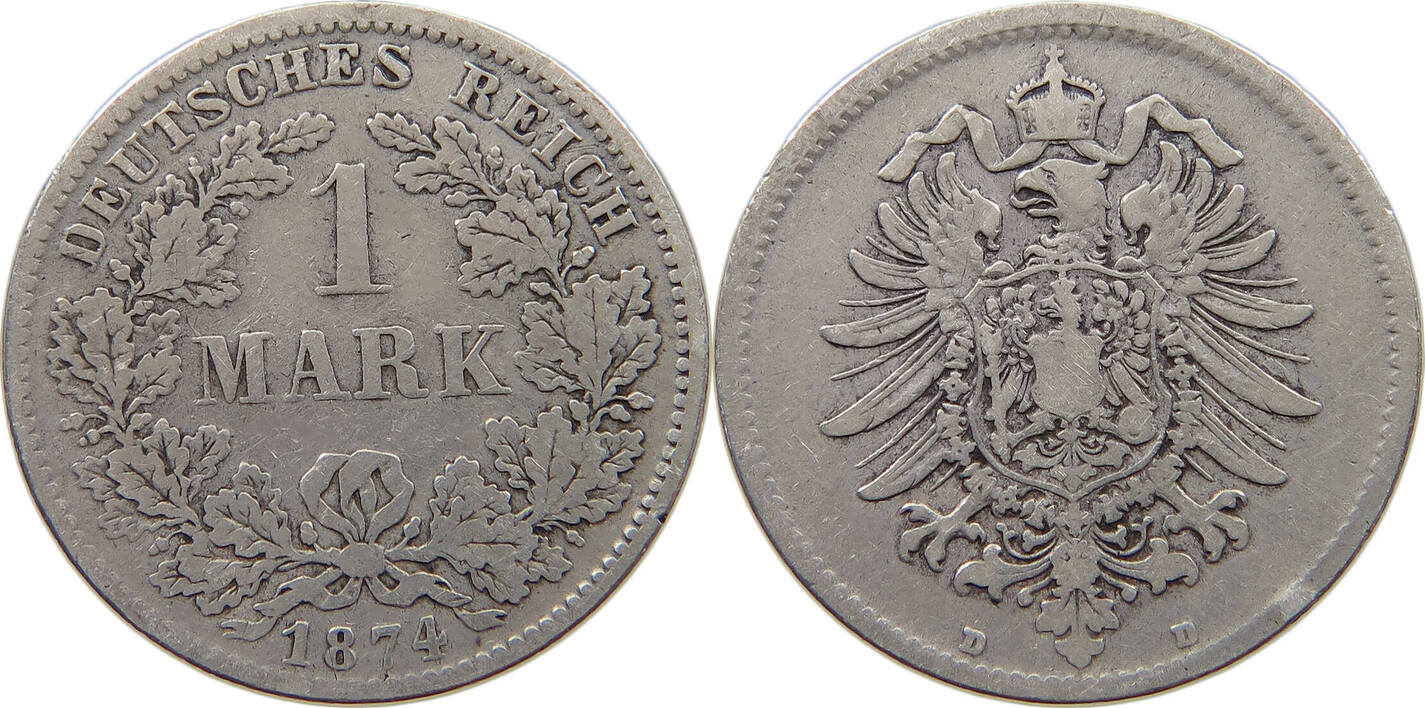 KAISERREICH MARK 1874 D S | MA-Shops