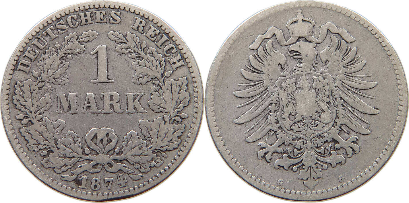 KAISERREICH MARK 1874 G S | MA-Shops