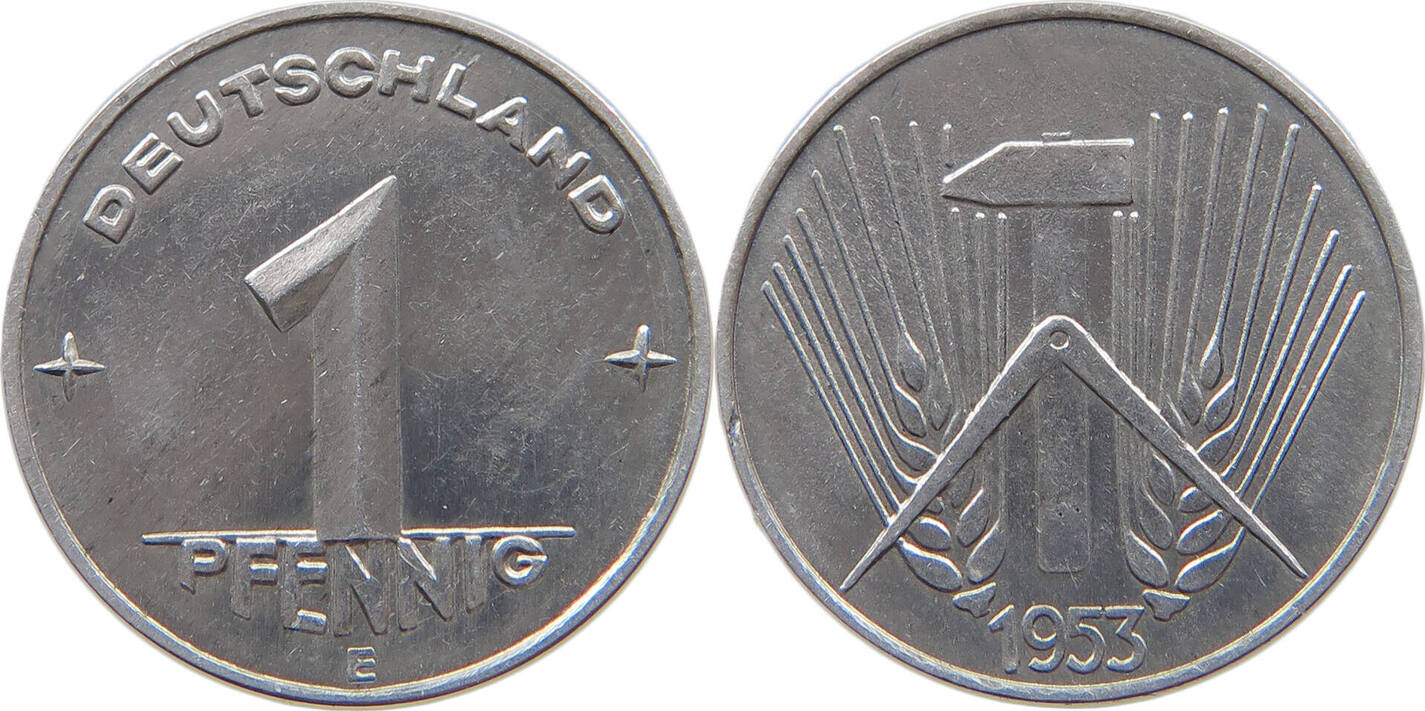 DDR PFENNIG 1953 E SS+ | MA-Shops