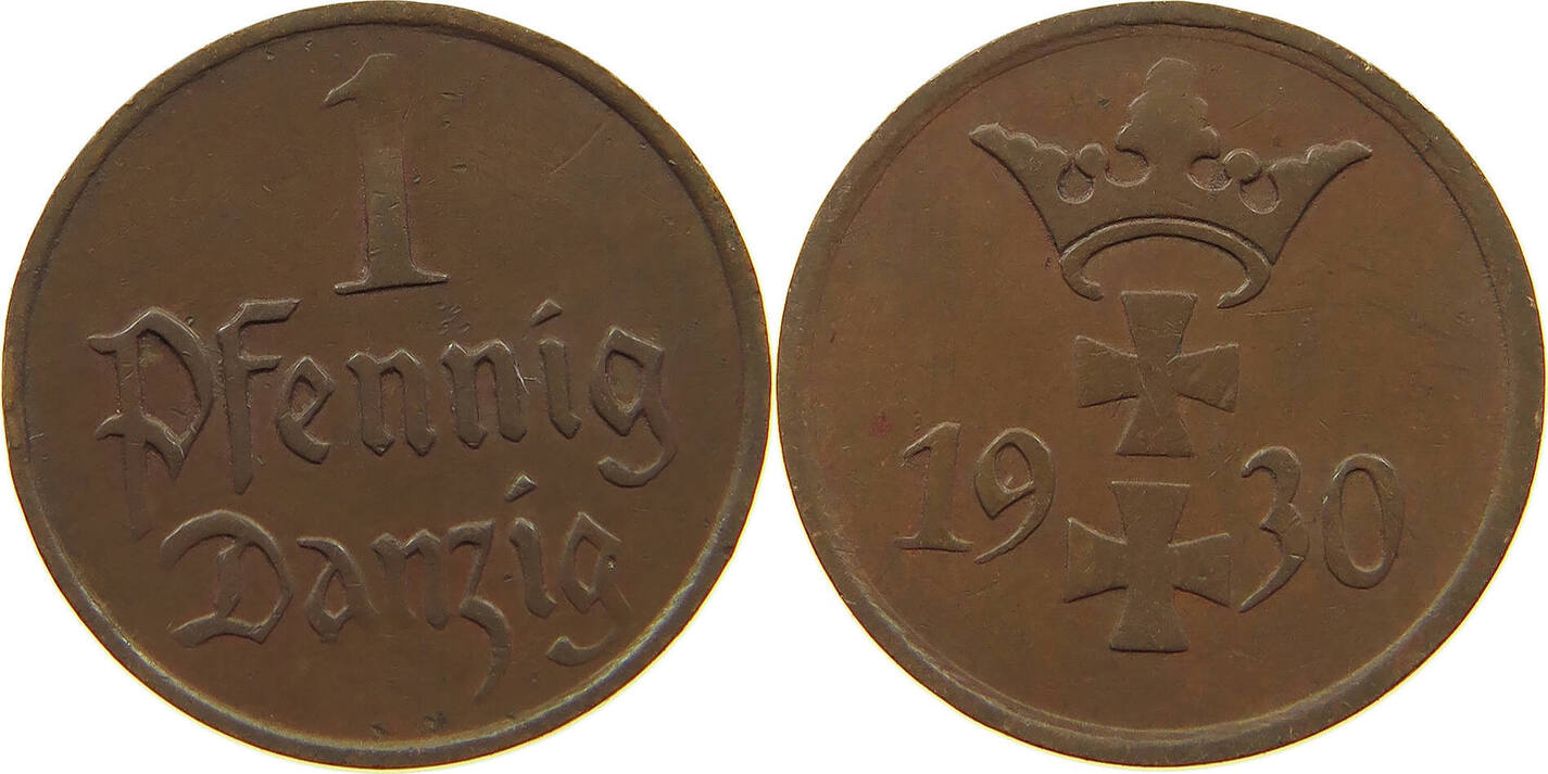 DANZIG PFENNIG 1930 SS | MA-Shops