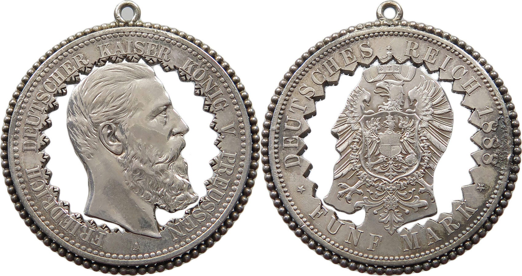 PREUSSEN 5 MARK Friedrich III. (1888) SS | MA-Shops
