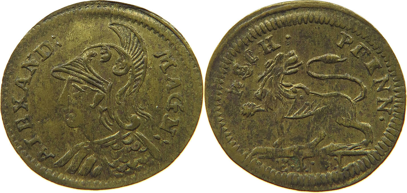 NÜRNBERG RECHENPFENNIG ALEXANDER MAGNUS SS | MA-Shops