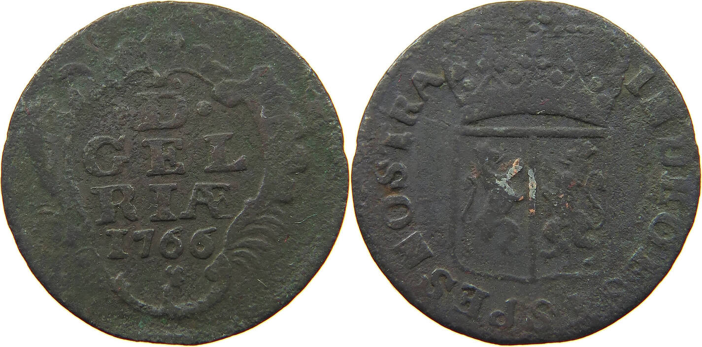 NETHERLANDS GELDERLAND DUIT 1766 S | MA-Shops