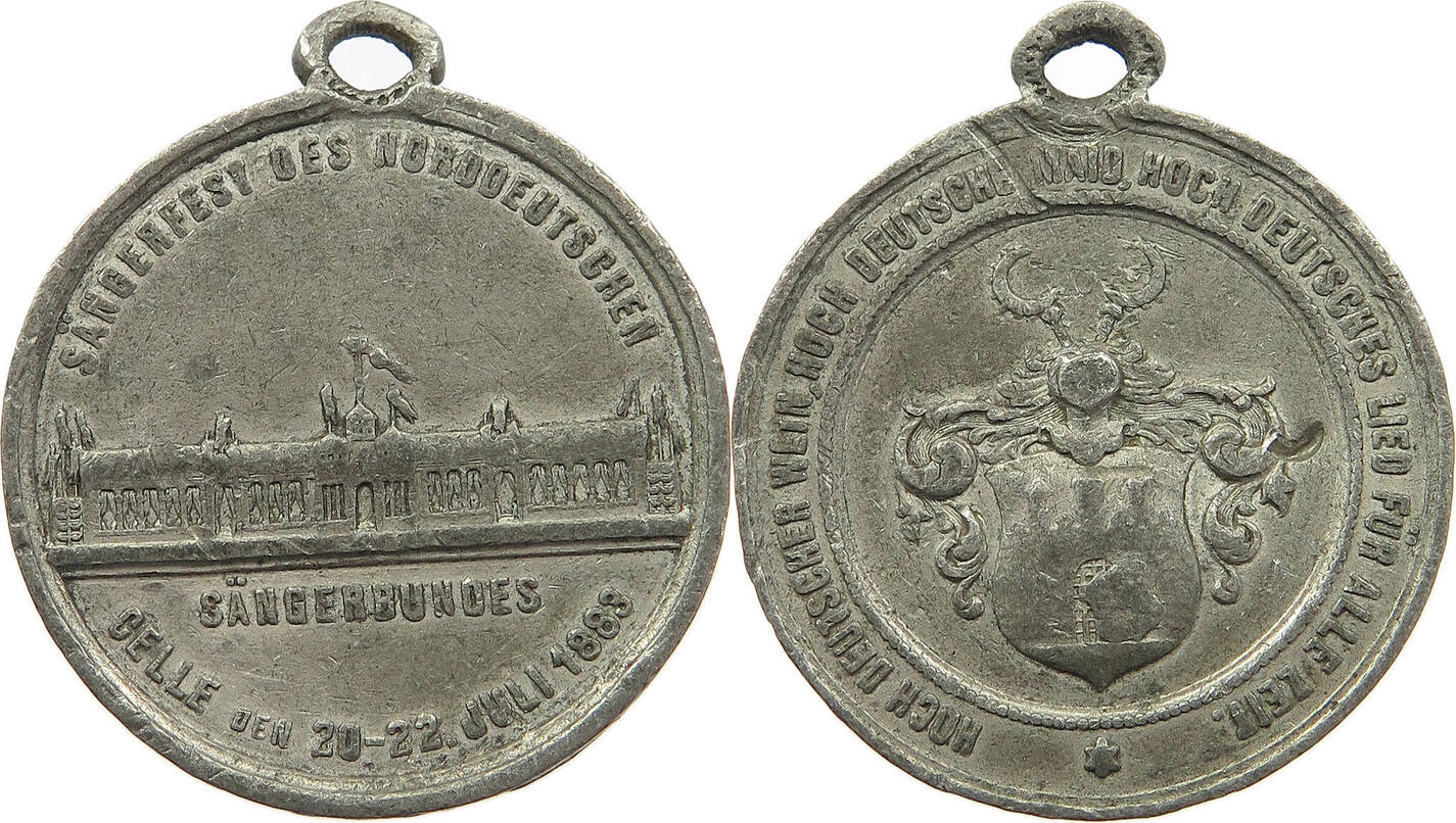 KAISERREICH MEDAILLE SÄNGENFEST DES NORDDEUTSCHEN, CELLE | MA-Shops