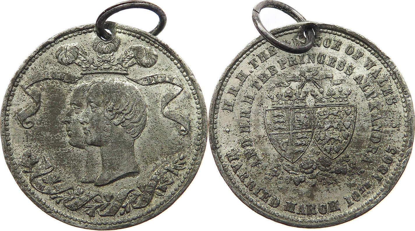 GREAT BRITAIN MEDAL 1863 PRINCE OF WALES ALEXANDRA SS | MA-Shops