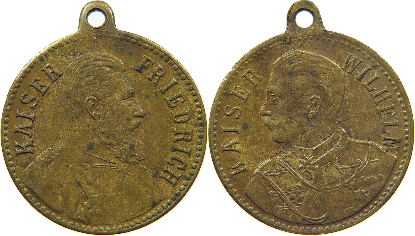 KAISERREICH MEDAILLE KAISER FRIEDRICH / WILHELM SS | MA-Shops