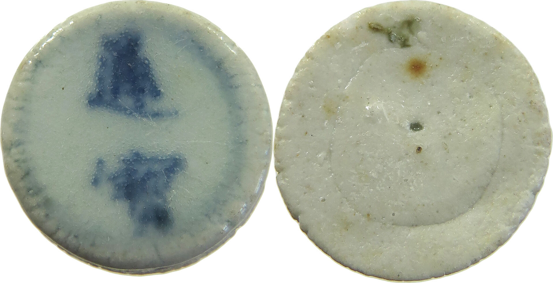 SIAM THAILAND Siamese Gambling token Porzellan, PORCELAIN SS | MA-Shops