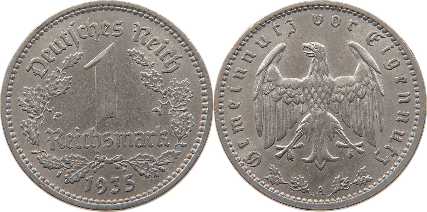 DRITTES REICH MARK 1935 A SS | MA-Shops