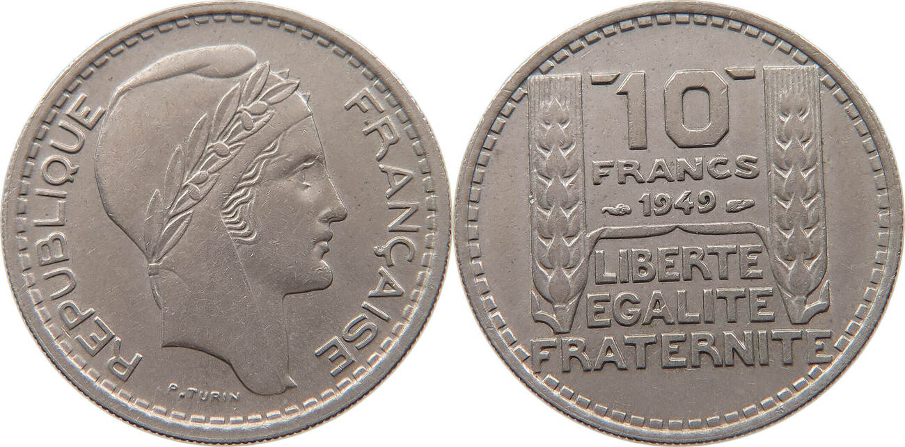 FRANCE 10 FRANCS 1949 SS | MA-Shops