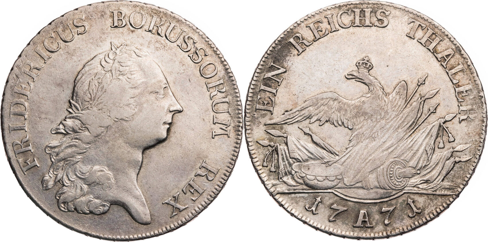 Preussen, Königreich Taler 1771 A Friedrich II. (1740-1786), Berlin ss ...