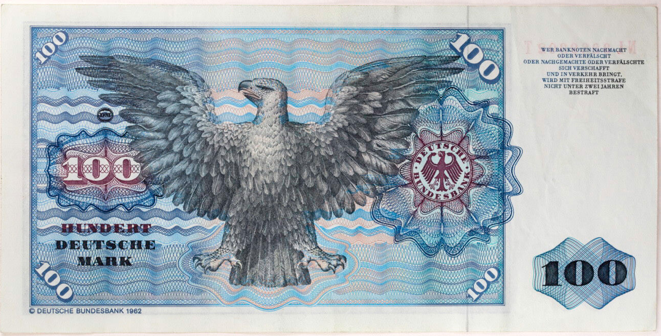 Bundesrepublik Deutschland 100 DM 2. Januar 1980 DM-Schein 3. Serie ...