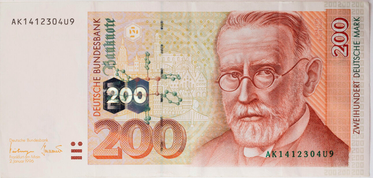 Bundesrepublik Deutschland 200 DM 2. Januar 1996 DM-Schein 4. Serie ...