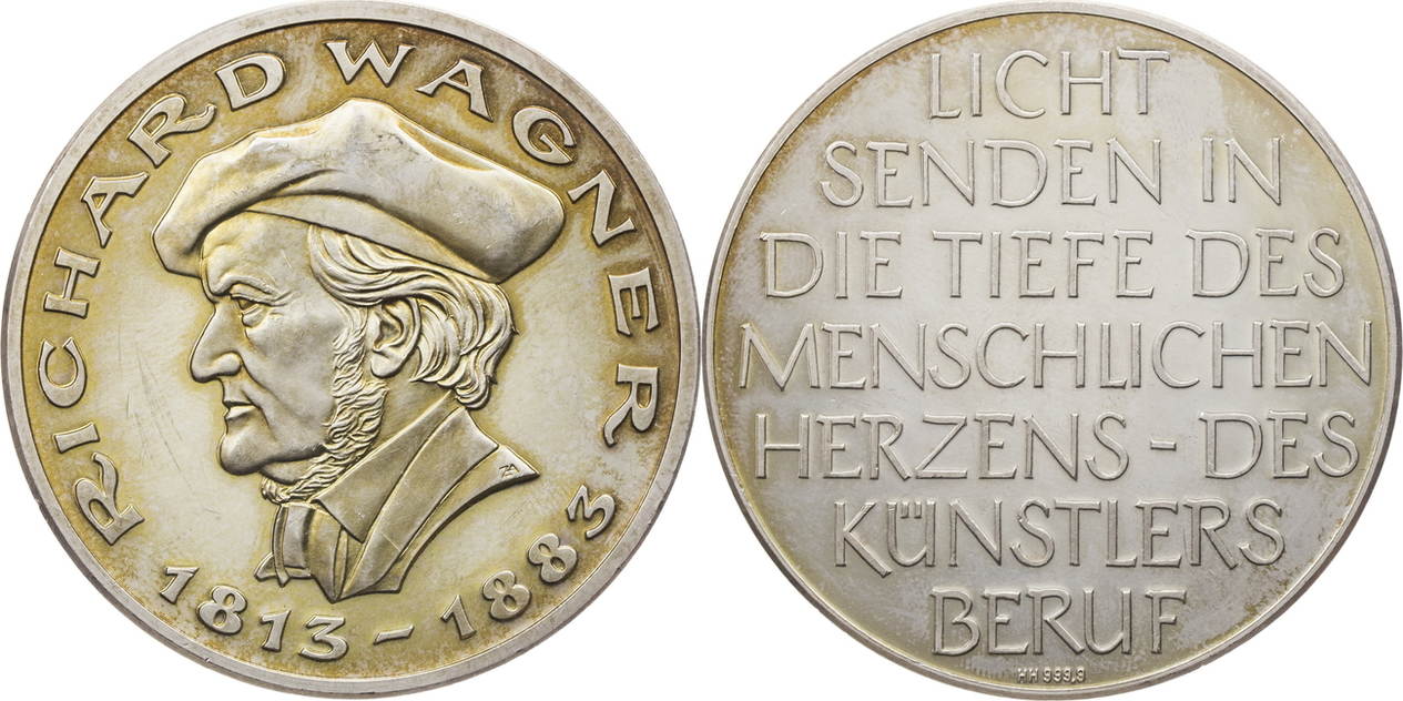 Deutschland AR-Medaille o.J. Auf den Musiker Richard Wagner PP- | MA-Shops