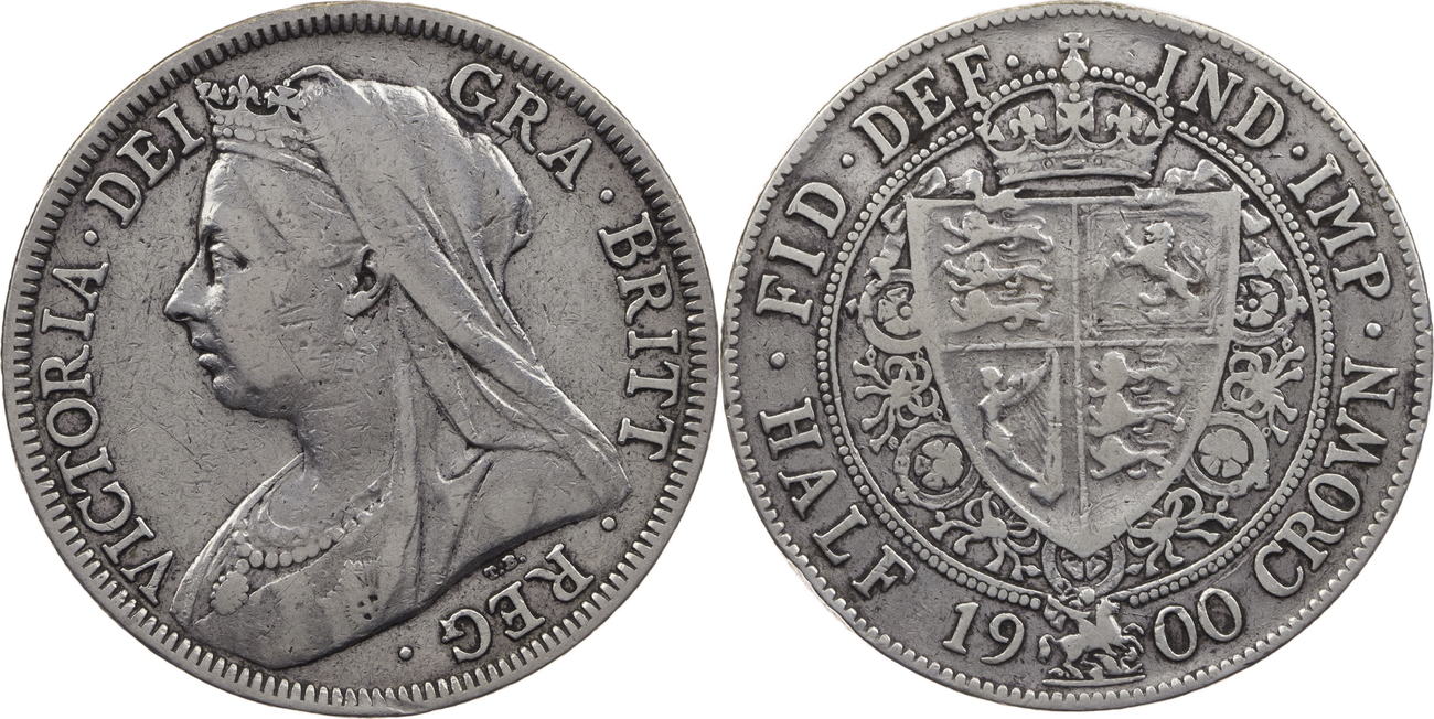 Grossbritannien Half Crown 1900 Victoria (1837-1901) ss | MA-Shops