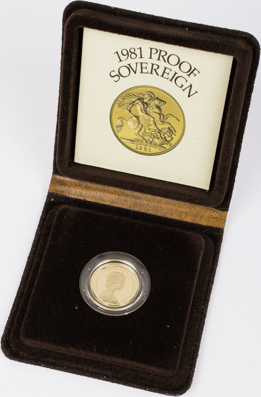 Großbritannien Sovereign 1981 Elisabeth II. Proof | MA-Shops