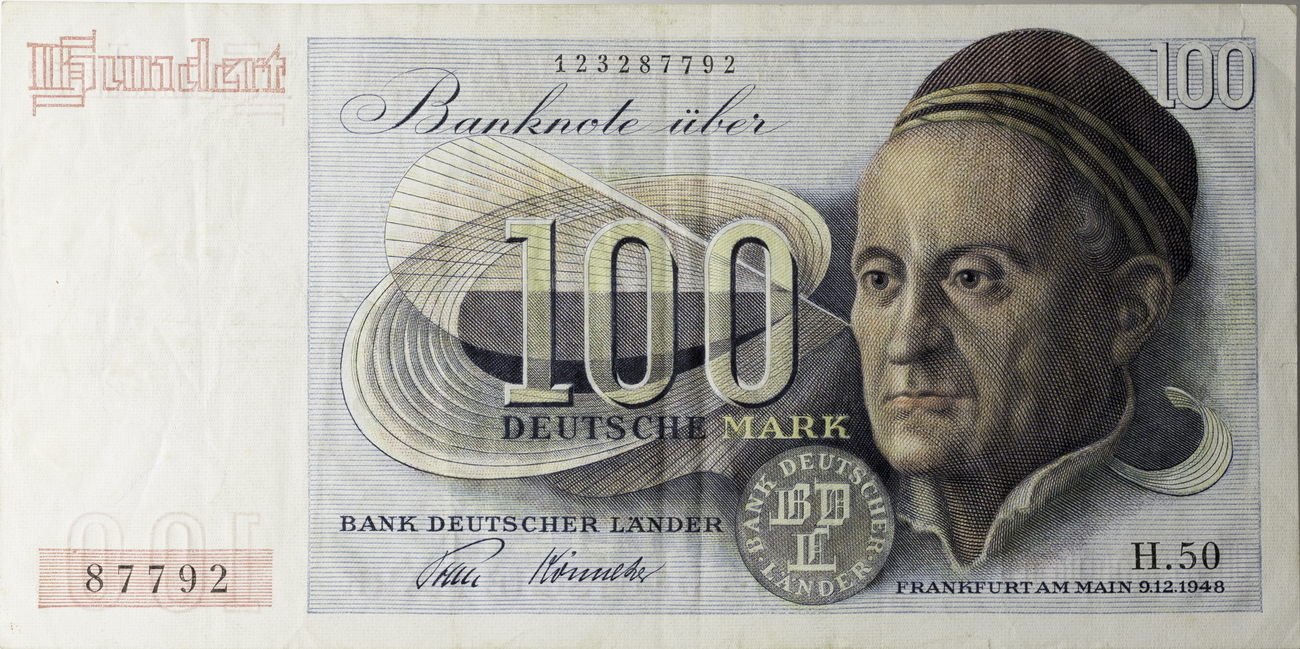Bank Deutscher Länder 100 DM 1948 DM-Schein 2. Serie - Muffel von ...
