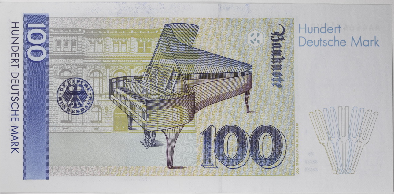 Bundesrepublik Deutschland 100 DM 2. Januar 1989 DM-Schein 4. Serie ...