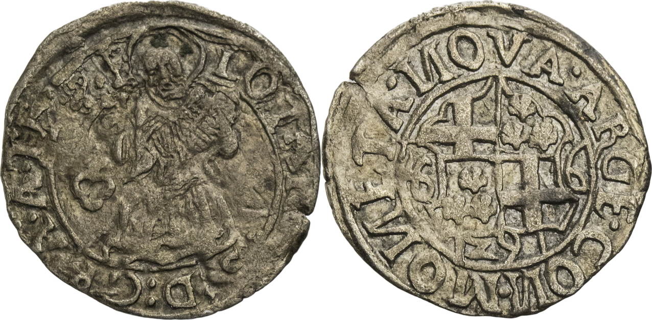 Trier - Erzbistum Albus zu 9 Pfennig 1621 Lothar von Metternich (1599 ...