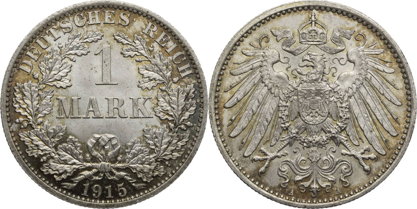 Kaiserreich 1 Mark 1915 A Kursmünze (1891-1916) ss-vz | MA-Shops
