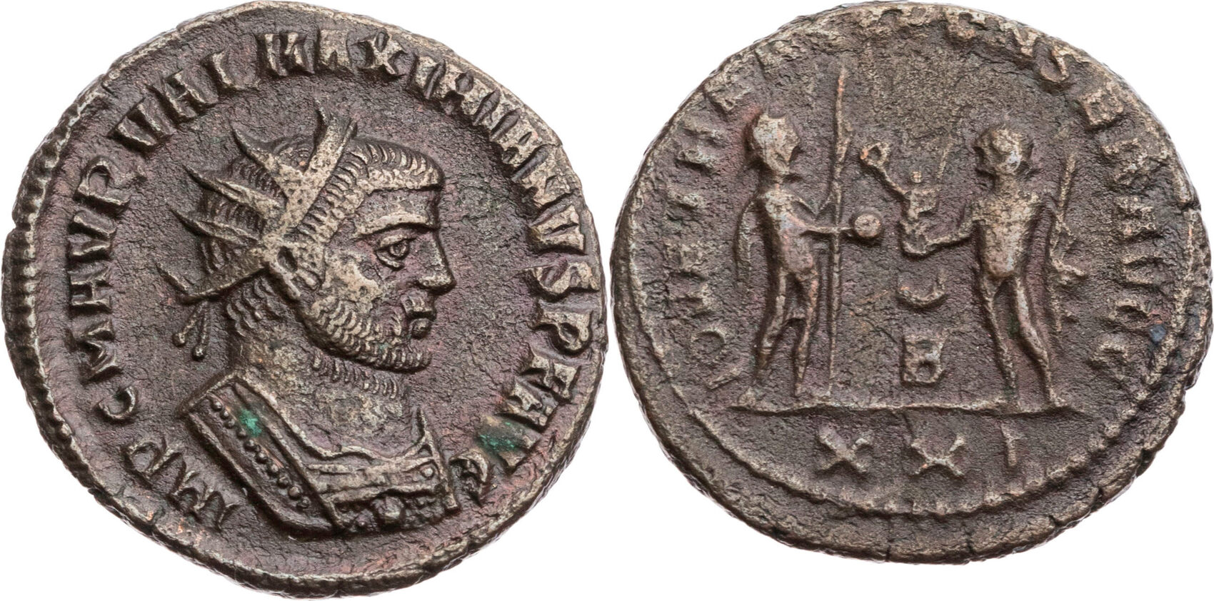 Römische Kaiserzeit Antoninian 285-295 n. Chr. Maximianus Herculius ...