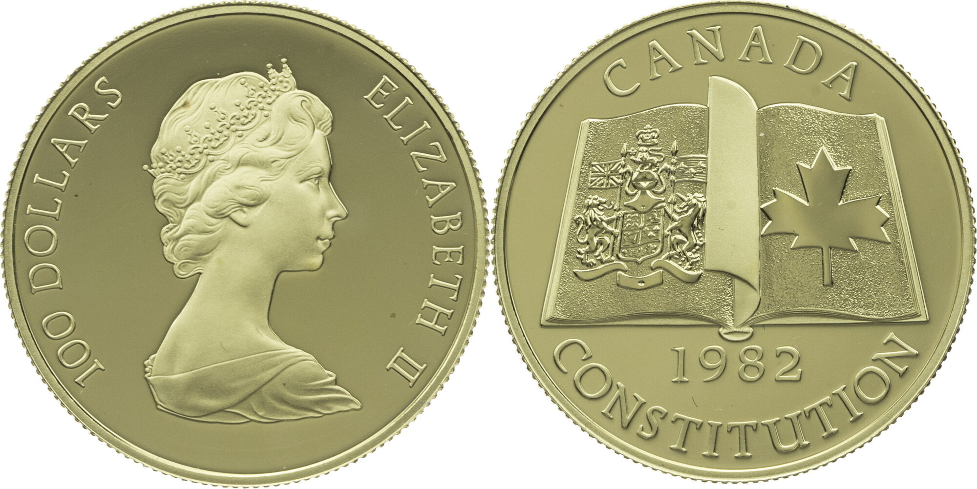 Kanada 100 Dollars 1982 Elisabeth II Kanadische Verfassung PP Kanada 100 Dollars 1982 Elisabeth II Kanadische Verfassung PP