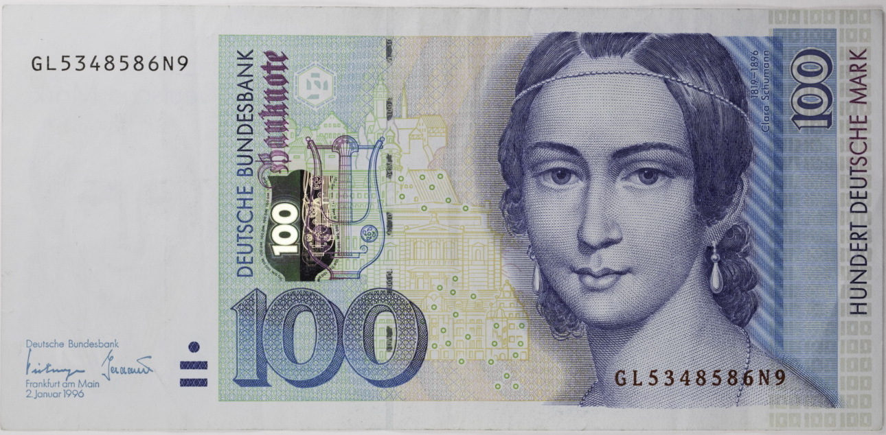 Bundesrepublik Deutschland 100 DM 2. Januar 1996 DM-Schein 4. Serie ...