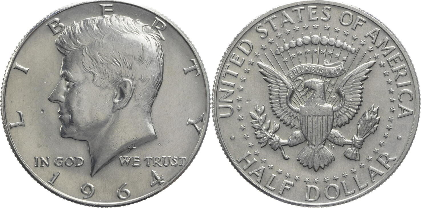 USA 1964 Half Dollar Kennedy ss-vz | MA-Shops